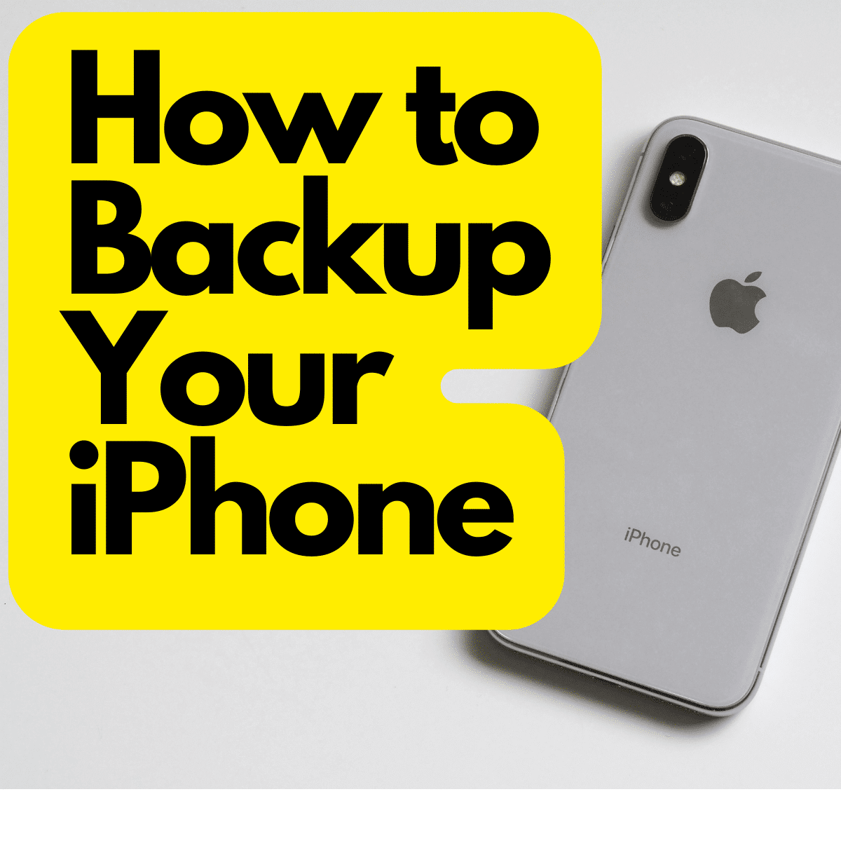How to Back Up iPhone - Applestore.NG
